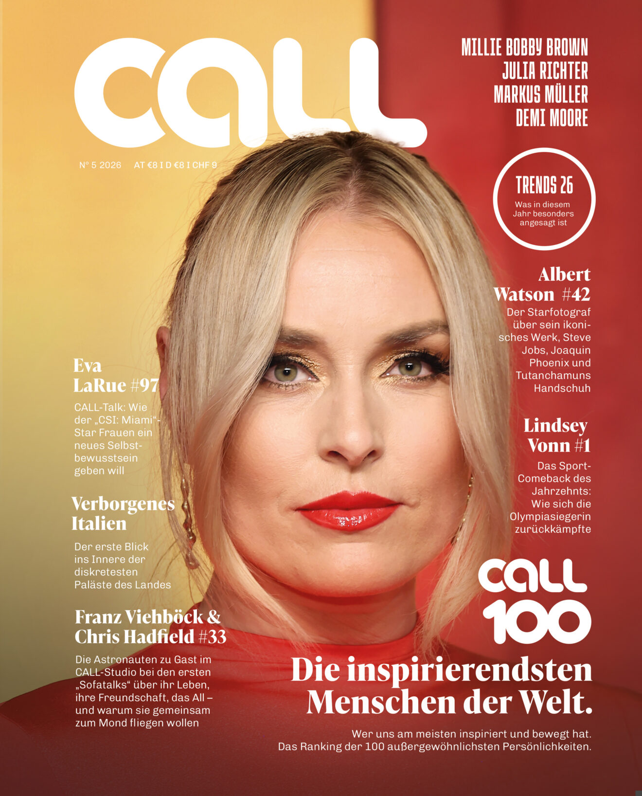 CALL 100: Die inspirierendsten Menschen der Welt 2026